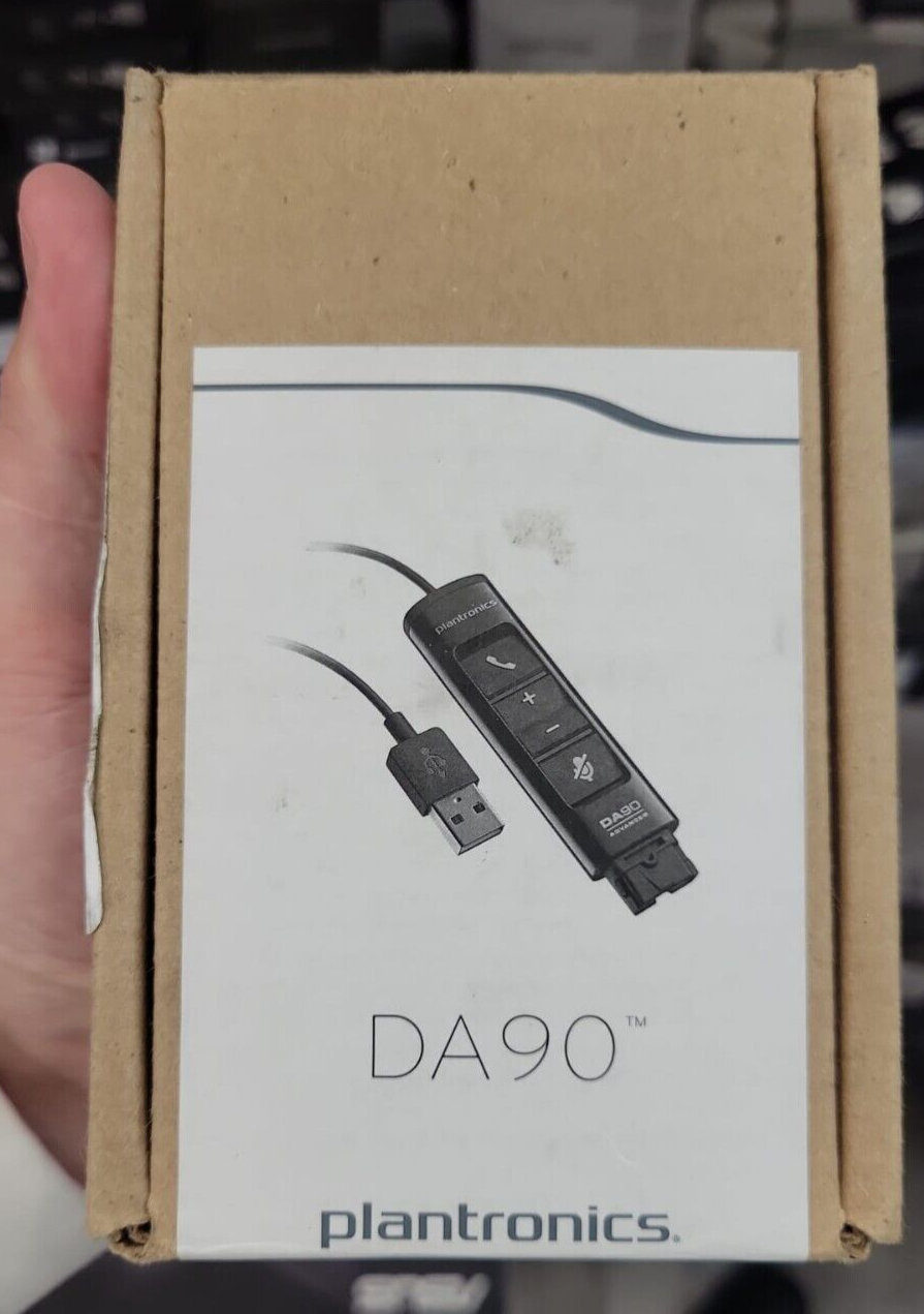 Plantronics DA90 USB Audio Processor & Plantronics in-line Y Adapter ...
