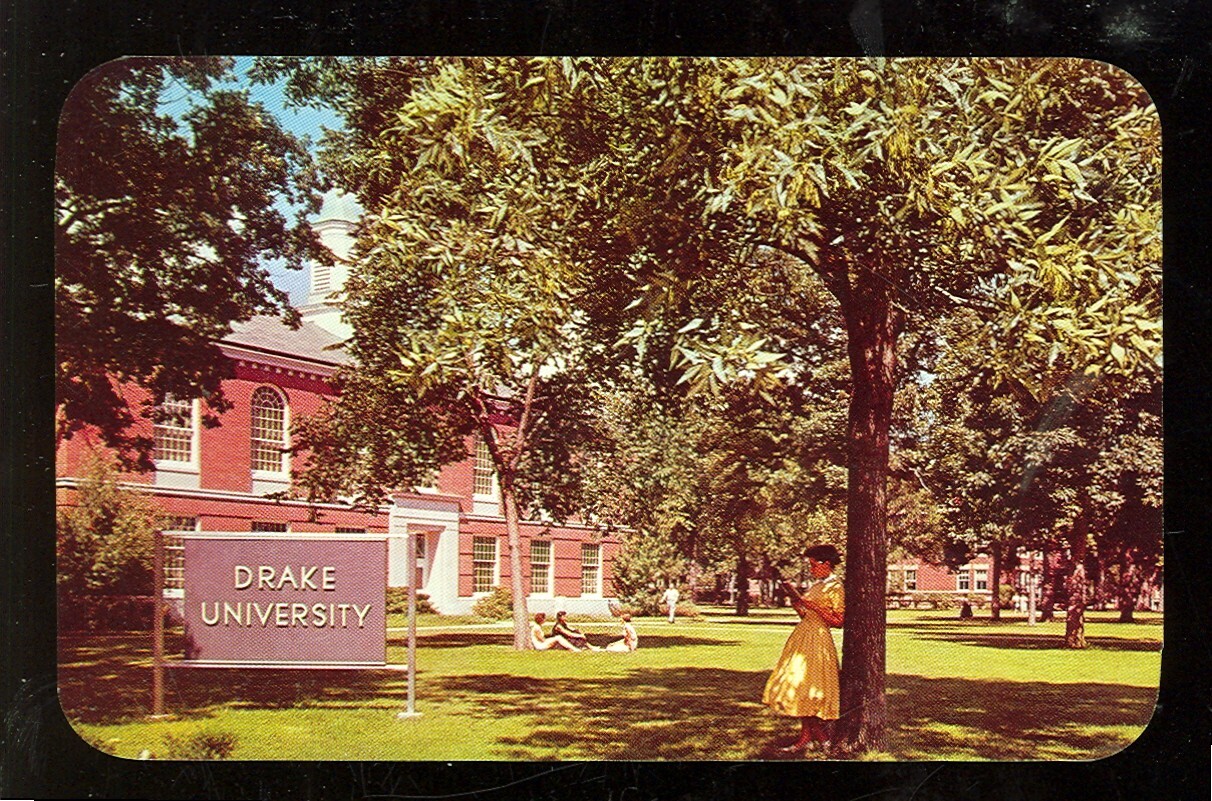 Des Moines, Iowa, Drake University, Cowles Library (DesMoin IA 290 | eBay