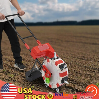 7-Nozzles Garden Seeder Red Manual Seeder Hand-push Seeder Modern | eBay
