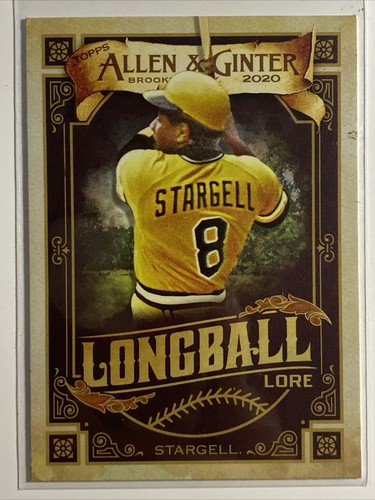 2020 Topps Allen & Ginter Willie Stargell Longball Lore #LL-40 Pirates ...
