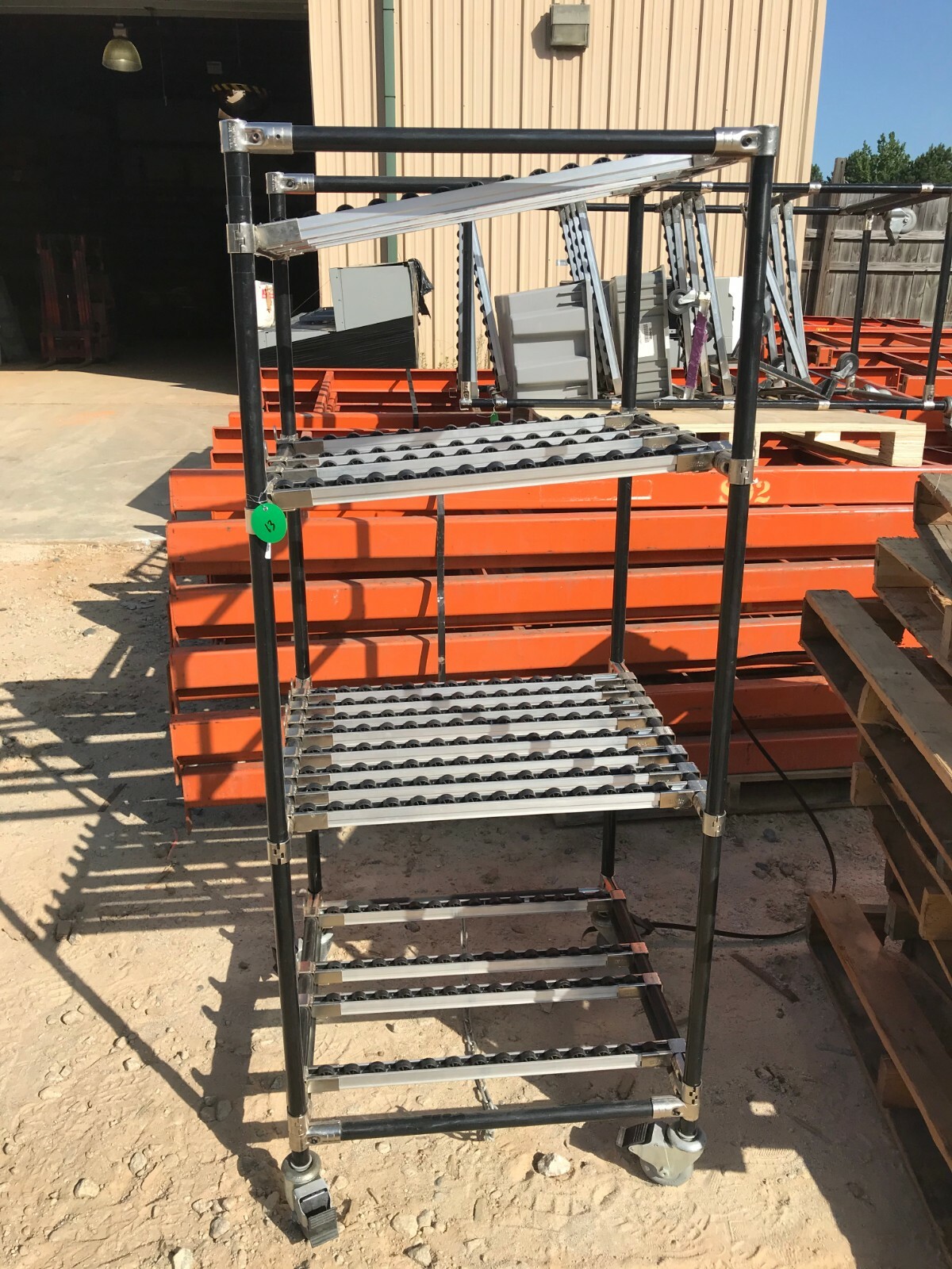 Used Creform Adjustable Modular Material Handling Roller Rack - 26" X ...