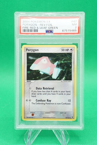 2004 Pokemon EX Fire Red & Leaf Green Rev Foil #47 Porygon PSA 7 ES6 | eBay
