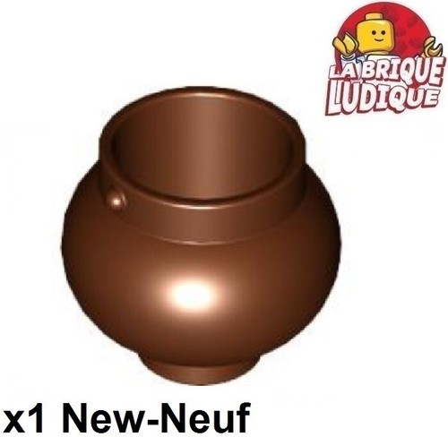 LEGO 1x Utensil Pot Small Bucket Pot Brown/Reddish Brown 98374 New | eBay