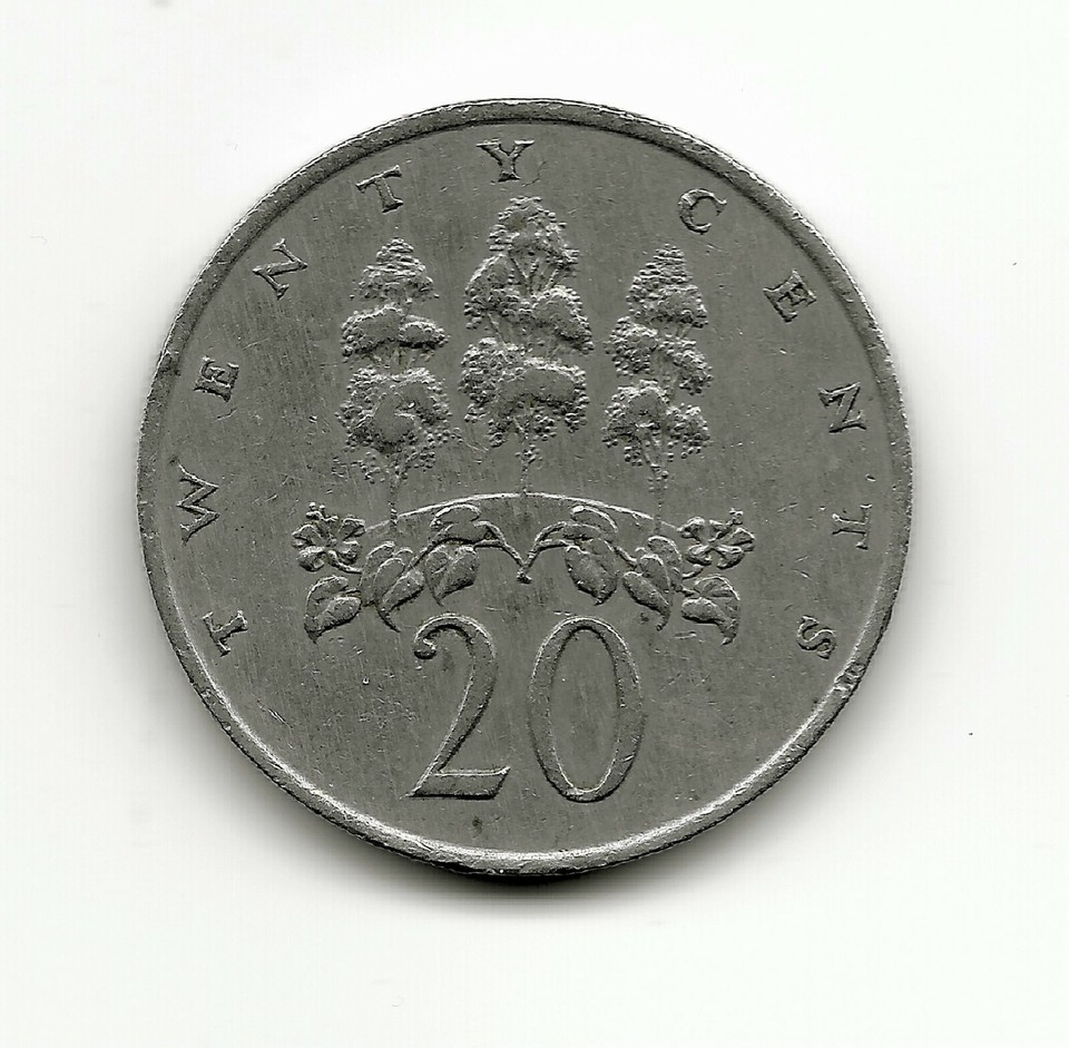 World Coins - Jamaica 20 Cents 1969 Coin KM# 48 | eBay