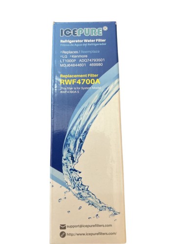 ICEPURE RWF4700A + AF004 Refrigerator Air and Water Filter - White (LG ...