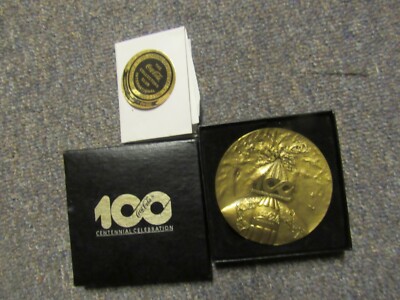 Large Bronze Coke Cola 1886-1986 100 Years Centnnial Celebration Coin ...
