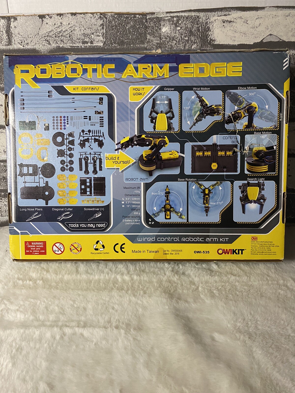 OWI Robotic Arm Edge - OWI-535 for sale online | eBay