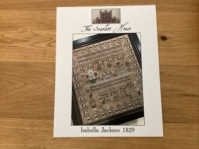 Isabella Jackson 1829, 217x202st. Cross Stitch Chart By The Scarlett ...