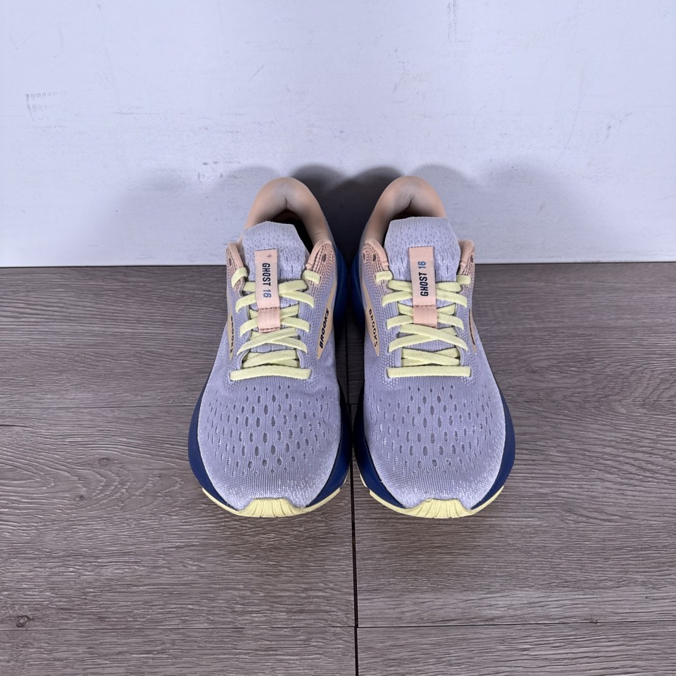 Worn Once Women's Size 7 Brooks Ghost 16 Haze/ Blueprint/ Peach 120407 ...