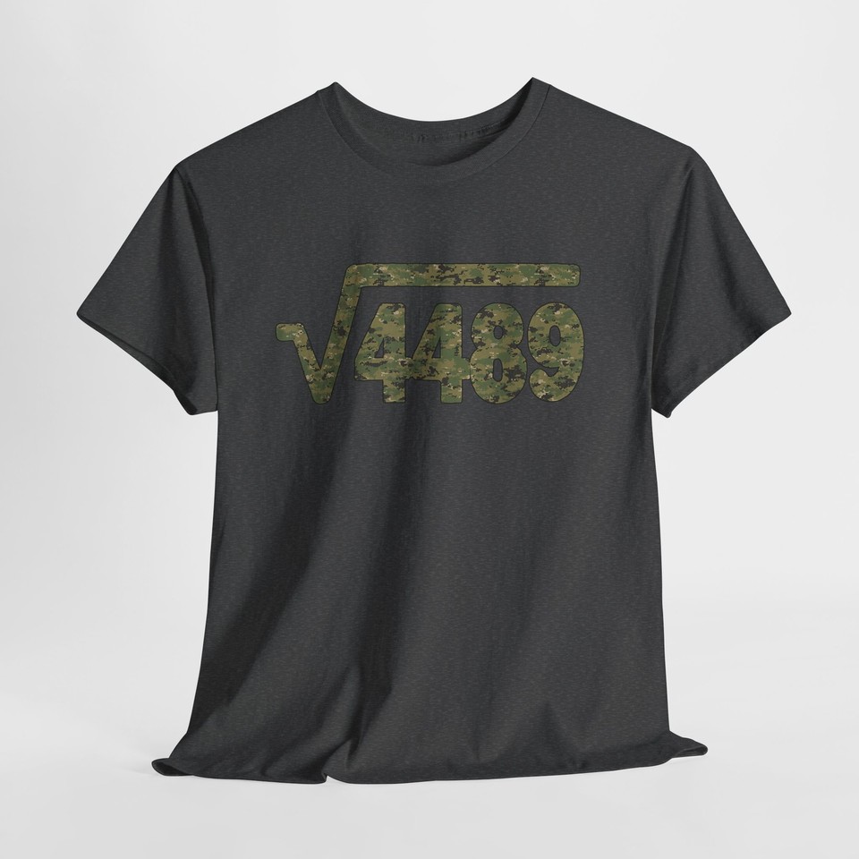 Six Seven 6 7 Army Pattern Shirt, Square Root 4489 Math Teacher T-Shirt ...