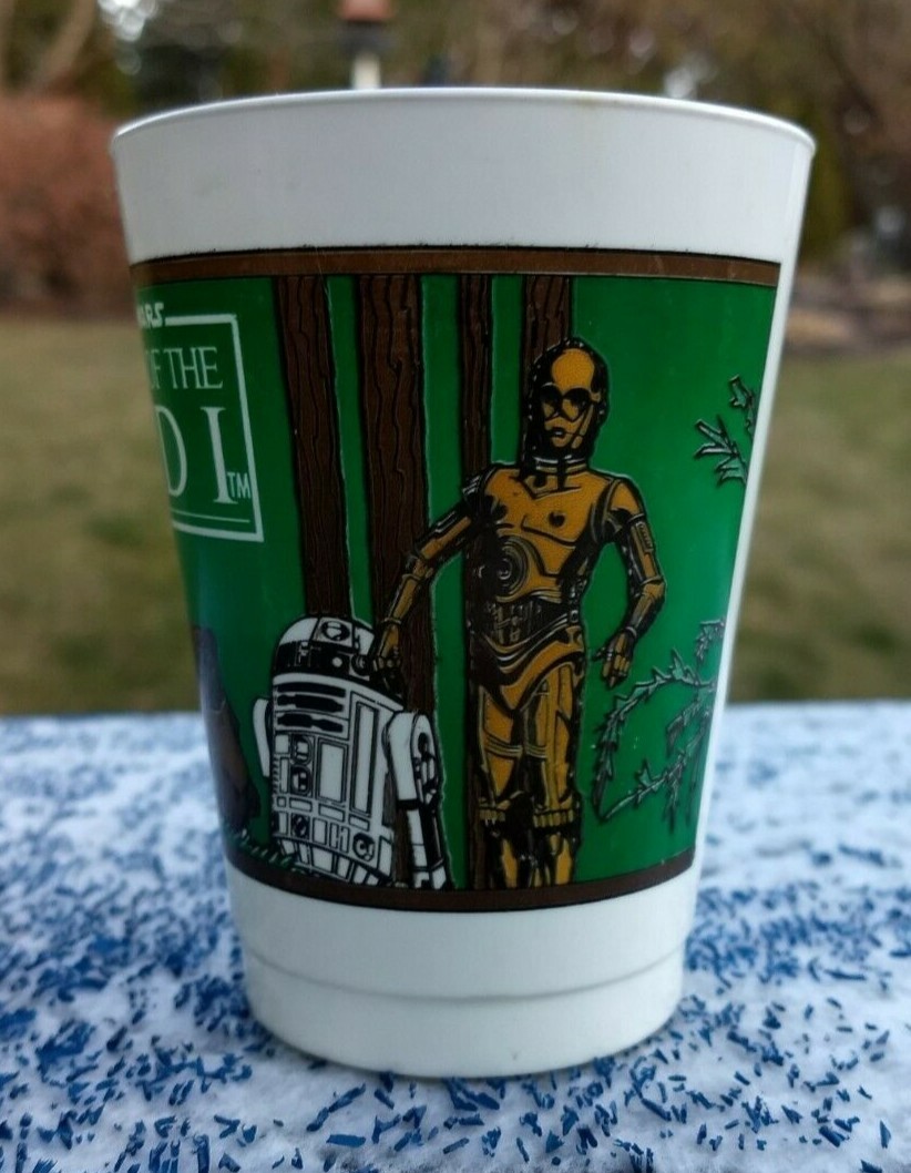 1983 STAR WARS Return of The Jedi - Pepperidge Farm Plastic Cup Ewok C ...