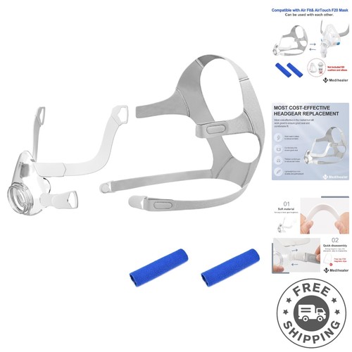 Airfit F20 Replacement Kit - Frame, Headgear & Strap Covers for Comfort ...