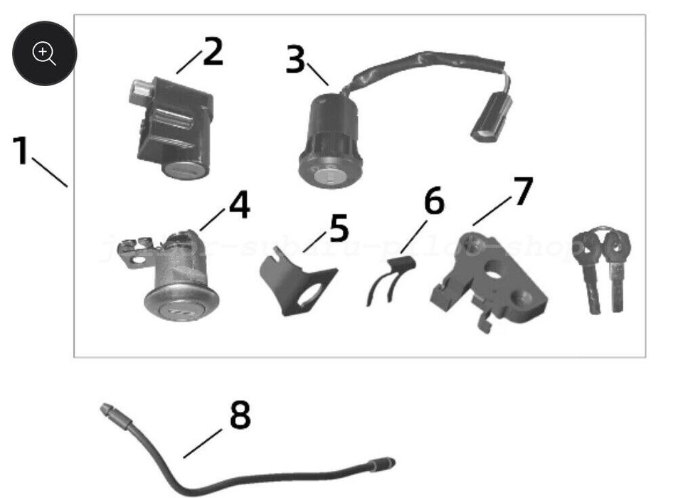 URLWALL SURRON ULTRA BEE IGNITION SWITCH LOCK KEY SET SUR RON ELECTRIC ...