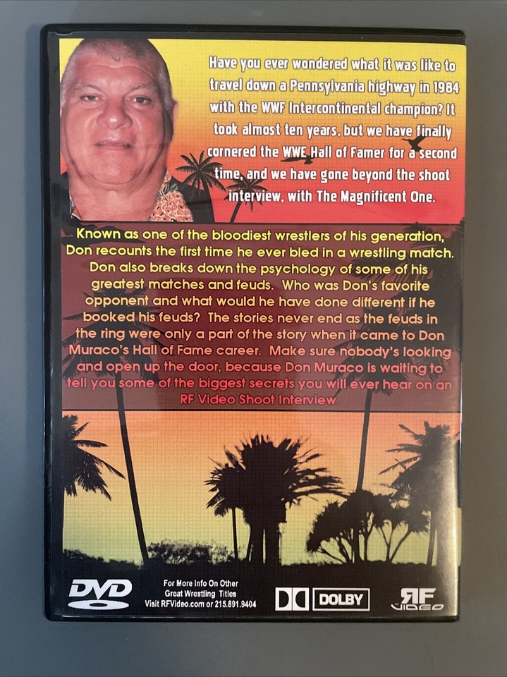 Behind Closed Doors Don Muraco RF Shoot Interview DVD WWF NWA WCCW WCW ...