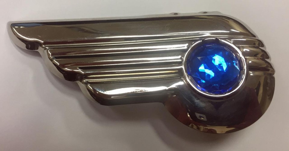 vintage Magna WINGO bicycle HUB CAPS set of 4 NEW BLUE reflectors | eBay