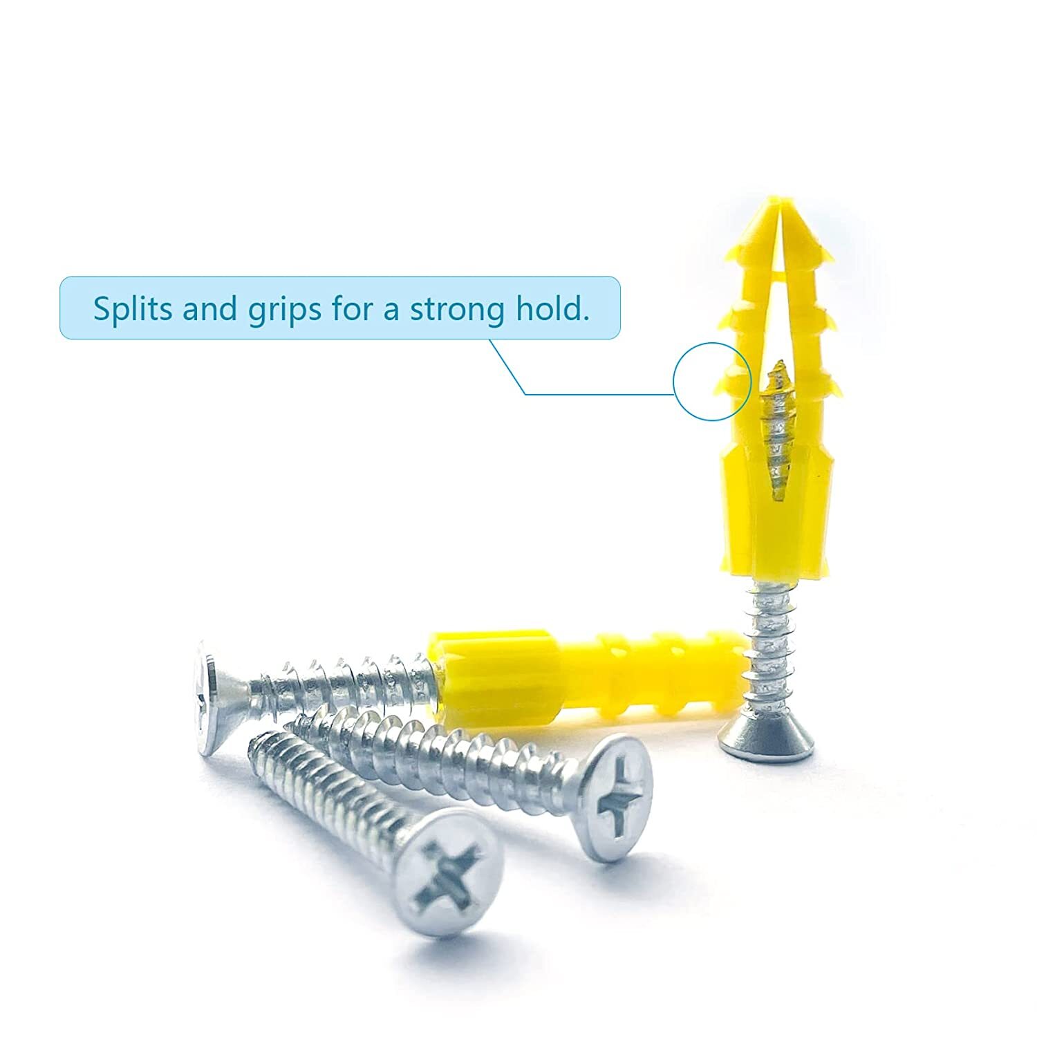 Wall Plug Set 150 Assorted Universal 5mm 6mm 7mm 8mm Fixings Like ...