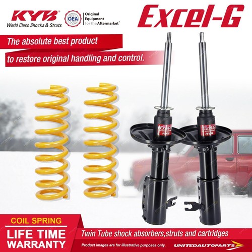 Front KYB EXCEL-G Shock Absorbers STD King Springs for MAZDA 323 BA I4 ...