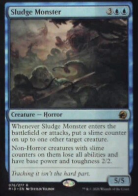 Sludge Monster - Innistrad: Midnight Hunt: #76, Magic: The Gathering Nm ...