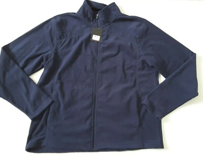 Colorado Clothing Co. Men's Full Zip Leadville Fleece Jacket Navy Size ...