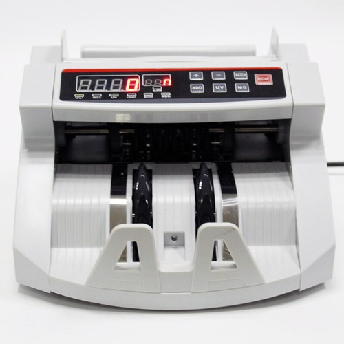 110v Digital Display Money Counter for EURO US DOLLAR Bill Cash ...