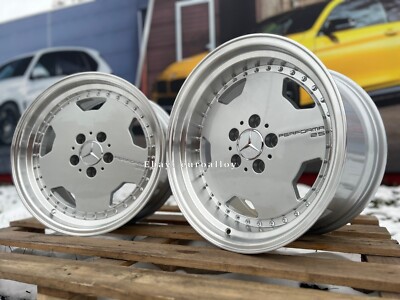 New 17 inch 5x112 PERFORMA 25 AMG MONOBLOCK deep dish wheels for ...