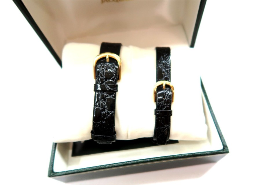 2 New PIERRE JACQUARD Mens & Womans Vintage Watches w/ Case Papers NEW ...