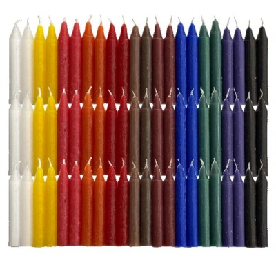 Spell Candles Assorted Colors - Altar Chime Candles - Lot Of 10 Units ...