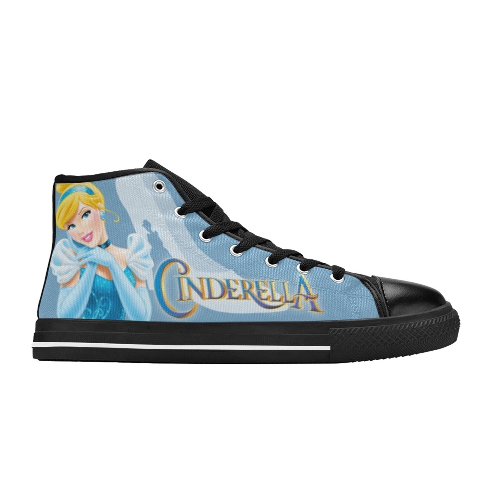 Cinderella High Top Shoes Sneakers Canvas Women's | eBay