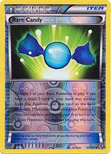 Rare Candy - 85/101 - Uncommon Reverse Holo -(x1)- BW - Plasma Blast ...