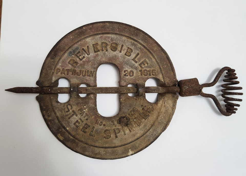 Griswold Reversible Steel Spindle Damper 1915 Erie PA American 6 In | eBay