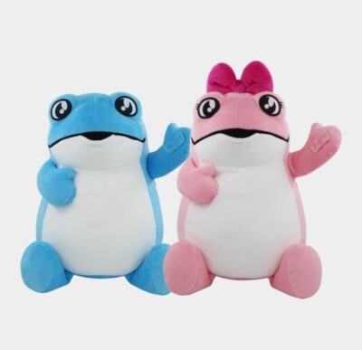 Hite Jinro Soju Frog blue, Pink Toad Doll Golf Driver Cover 18x28x17cm ...