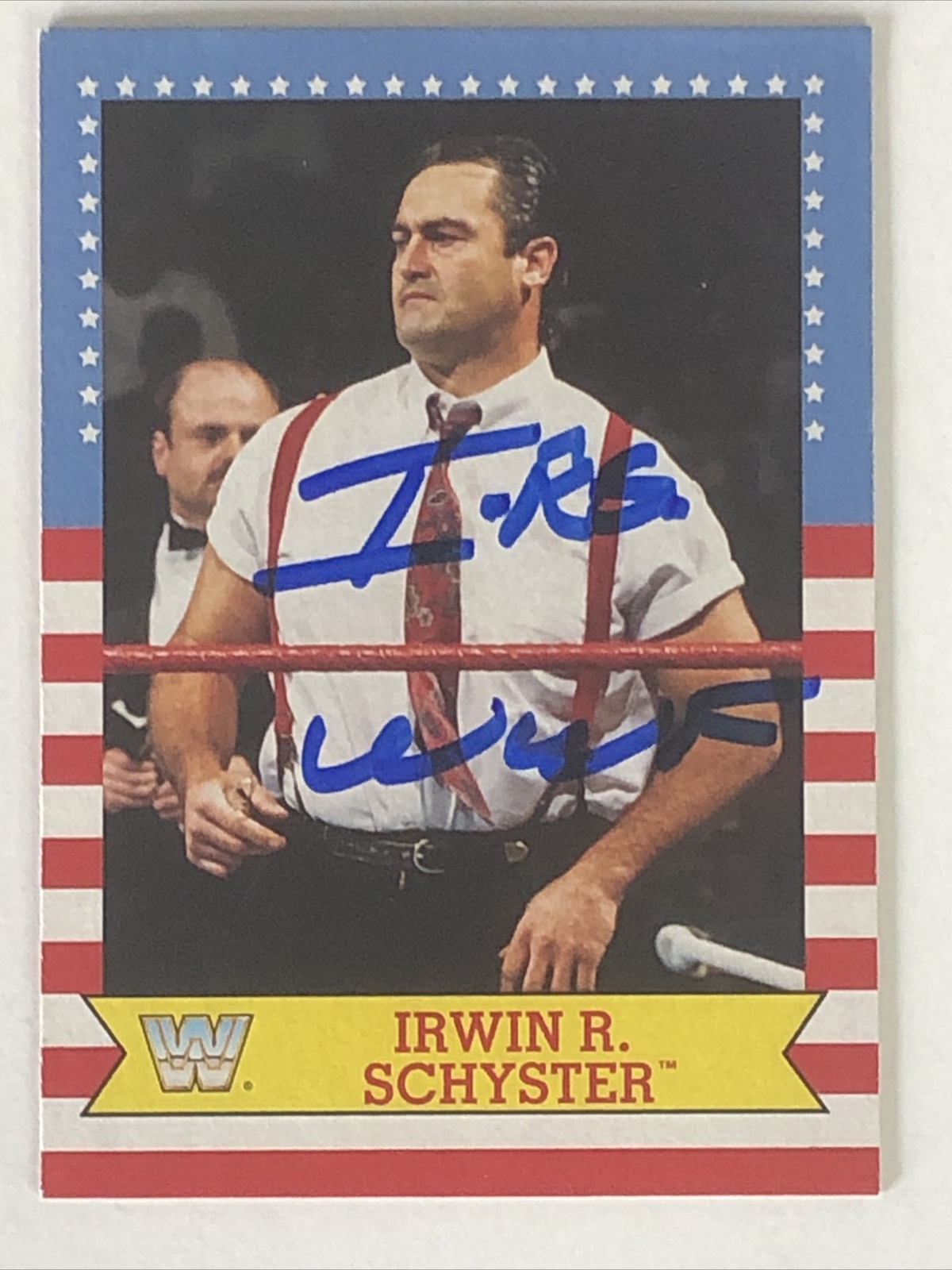 Irwin R. Schyster Autographed 2017 Topps Heritage WWE I.R.S. Mike ...