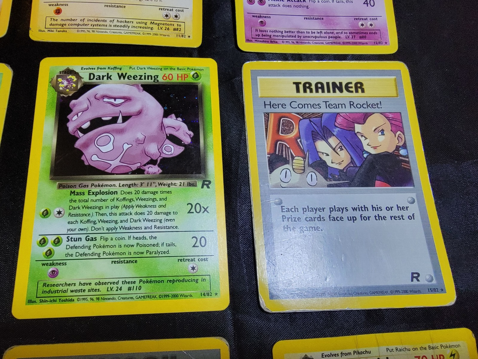 Complete Team Rocket Set ALL of the 83/82 Pokemon Cards Including The ...