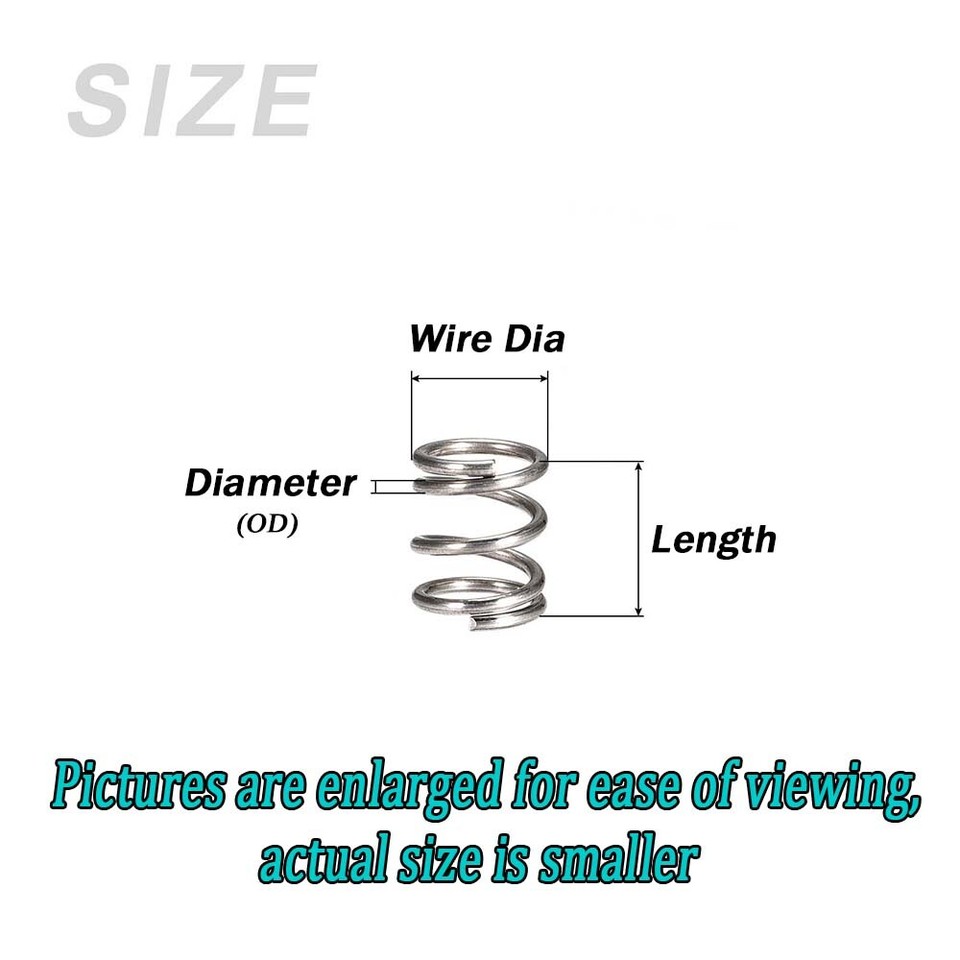 Micro Miniature Small Compression Spring 304 Stainless Steel Wire ...