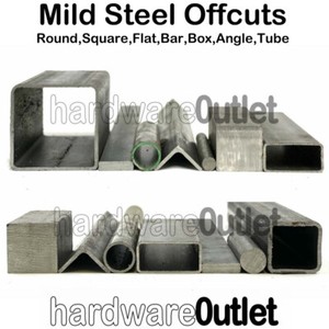 10 kg's MILD STEEL Bar OFFCUTS PRIME Off Cuts - Angle Bar Box Tube | eBay