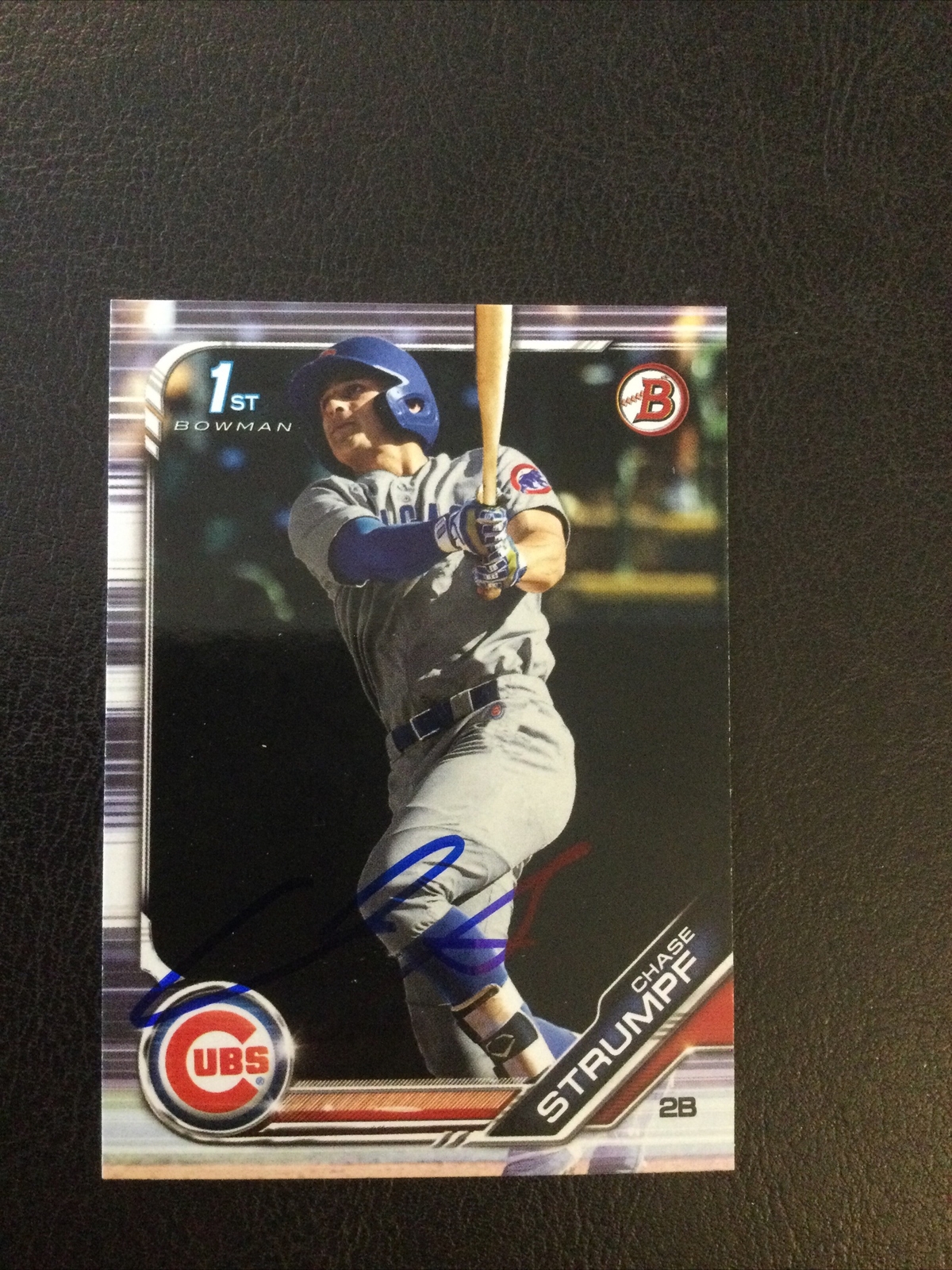 Chicago Cubs Chase Strumpf Signed 2019 Bowman Draft Auto 1st Card | eBay