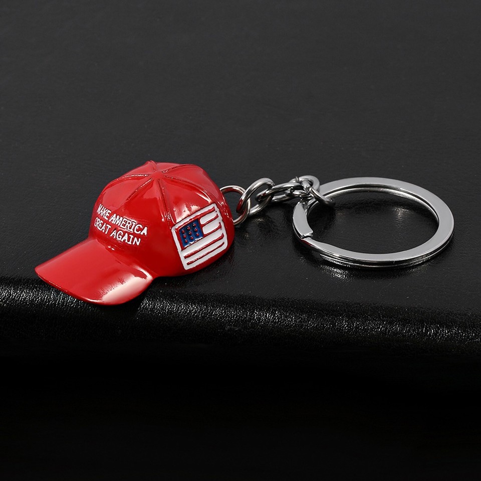 ‘Make America Great Again’ New MAGA 2024 Hat Keychain Trump Red Hat 1PC ...