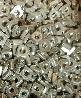 NEW (100 pcs) #10-32 Square Nuts 18-8 Stainless Steel 10FNSQS | eBay