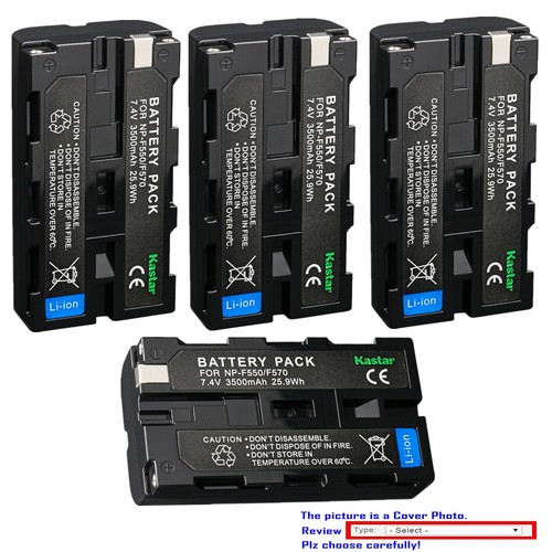 Kastar 7.4V 3500mAh Battery Replacement for Sony L Series Camera and ...