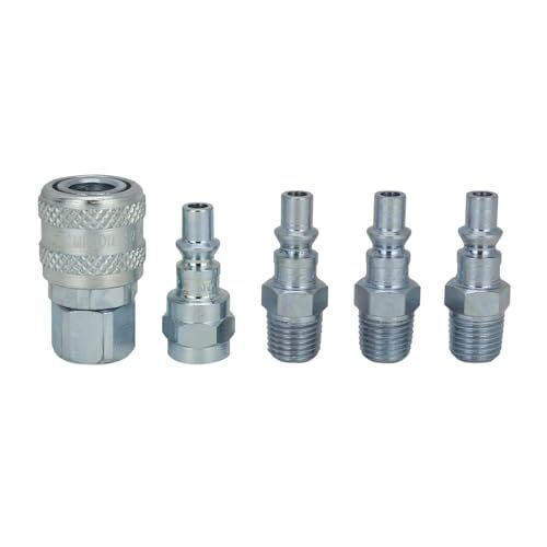 Milton S-213 1/4" NPT A Style Coupler and Plug Kit - 5 Piece | eBay