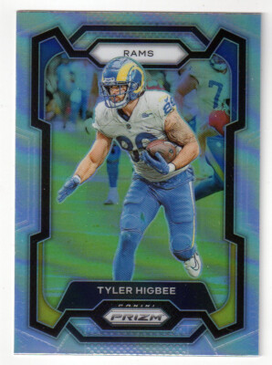 2023 Panini Prizm #170 TYLER HIGBEE 'SILVER HOLO PRIZM' CARD! RAMS | eBay