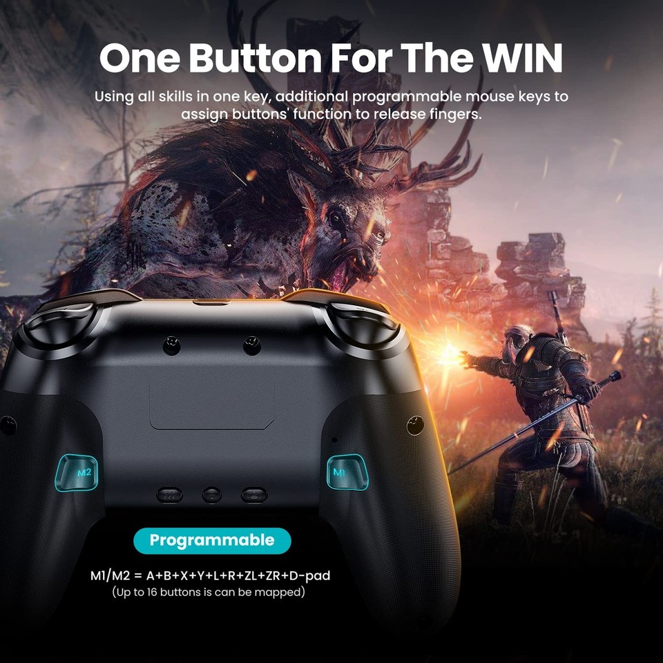 VOYEE Switch Controller Wireless Pro Controllers Compatible with Switch ...