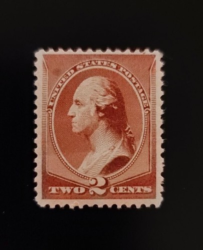 1883 2c George Washington, Red Brown, ABN Scott 210 Mint F/VF LH | eBay