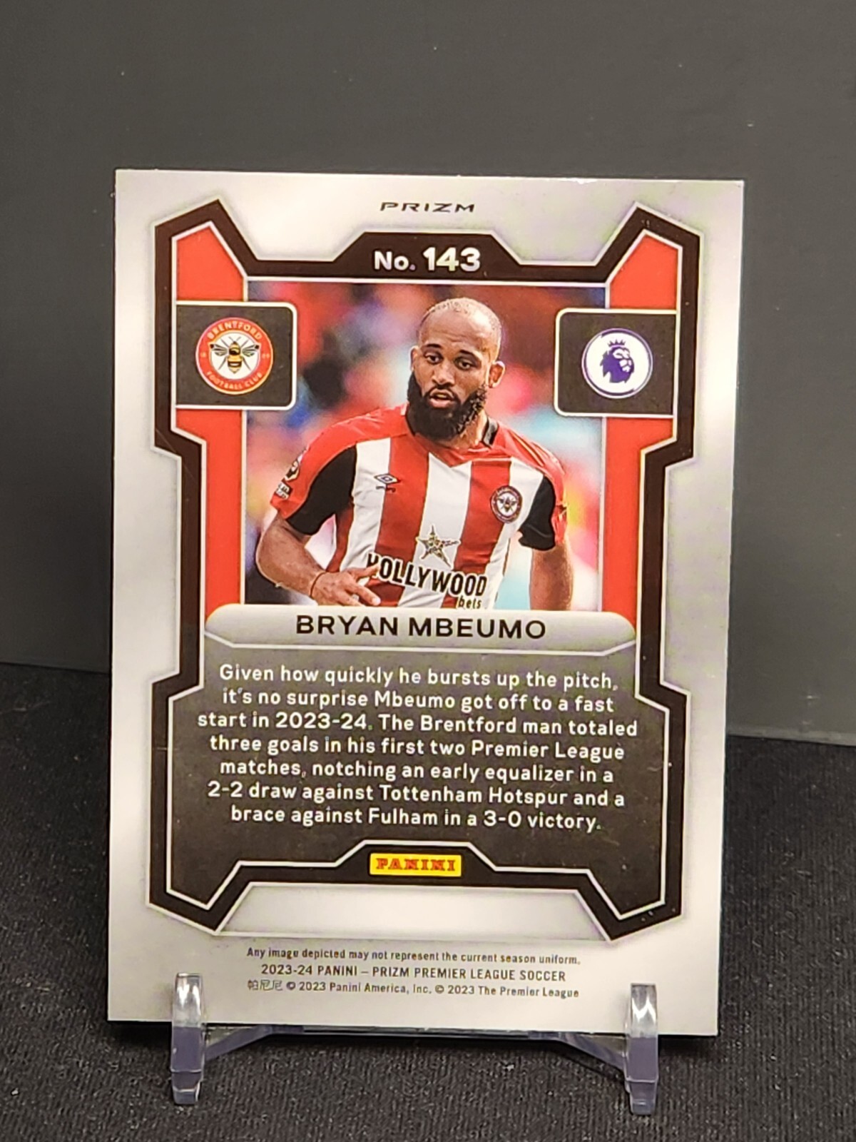 2023-24 Panini Prizm Premier League - Orange Hyper Prizm #143 Bryan ...