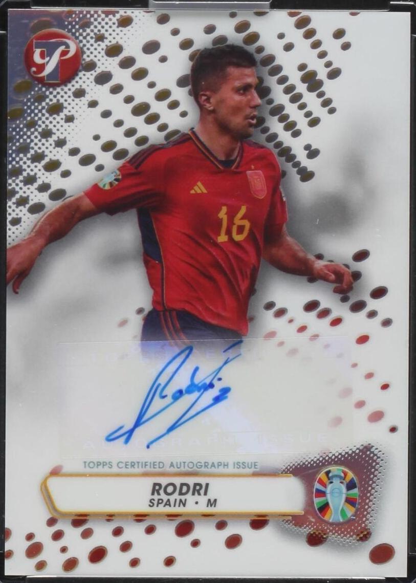 2023 Topps Pristine Road to UEFA Euro 2024 - Autographs Rodri #PA-RO ...