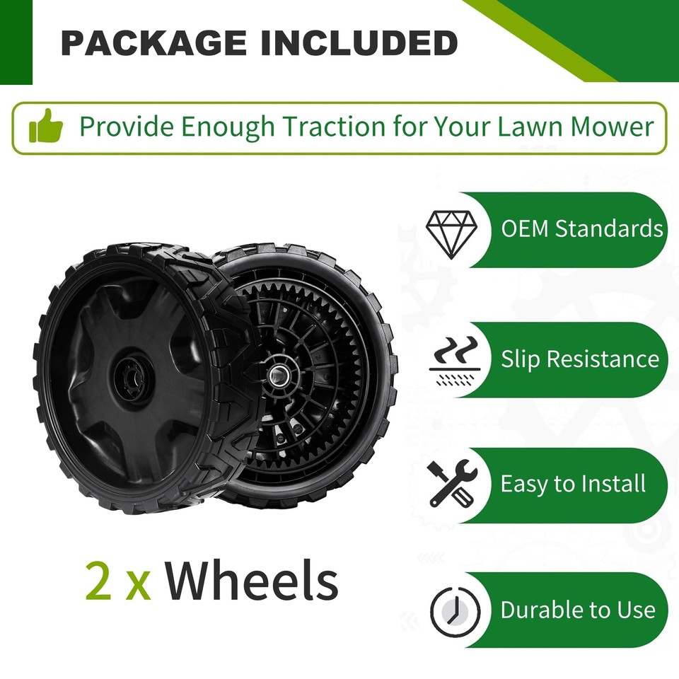 8 x 2 in 634-05040 Lawn Mower Wheel Front Wheels Compatible with MTD ...