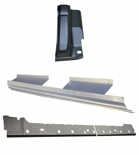 2009-2014 Ford F-150 Crew Cab Left Side Inner & Outer Rocker Panel Cab ...