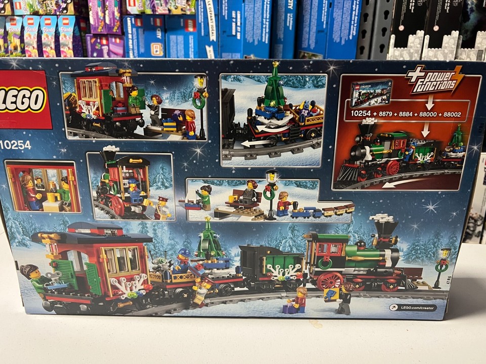 Lego 10254 Creator Expert Winter Holiday Train NISB comes with track | eBay
