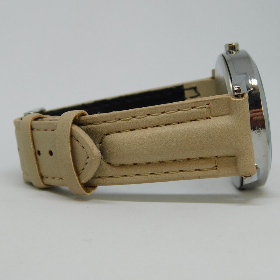 Speedometer Genuine Leather Band Quartz Analog Men's Fashion Watch New ...