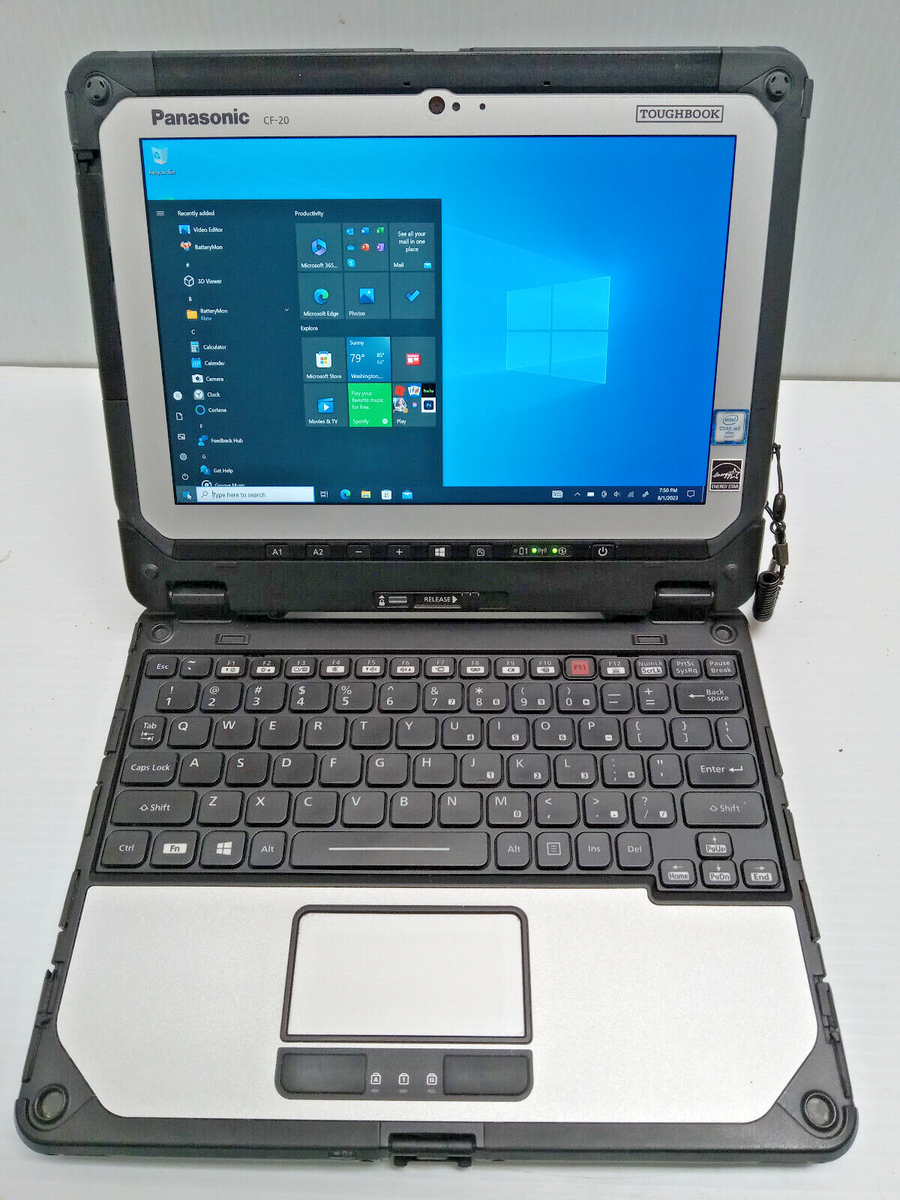 PANASONIC TOUGHBOOK CF-20 2-in-1, 512GB SSD, 8GB, 2 CAMS PANASONIC TOUGHBOOK CF-20 2-in-1, 512GB SSD, 8GB, 2 CAMS
